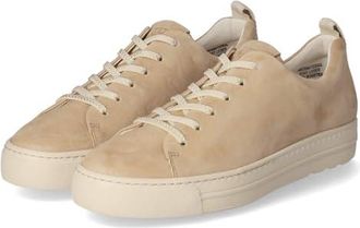 Paul Green Chaussures à lacets beige en cuir suédé pour femme, Dakar, 38.5 EU Étroit