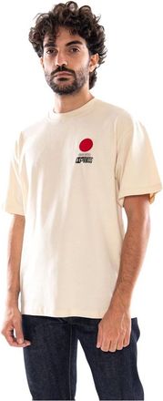Edwin Sun TS SS - - Tops - Herren - Beige - S