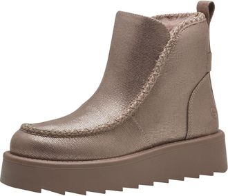 Tamaris Damen Warmfutter Stiefel Textil Vegan; BRONCE, EU 41
