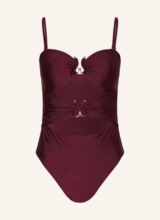 Mrs & Hugs Mrs & Hugs Bandeau-Badeanzug Mit Cut-Outs lila