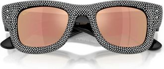 Ray-Ban unisex, Accessoires, Noir, Taille: 47 MM Wayfarer Puffer