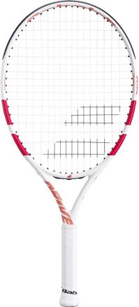 Babolat Tennisschl&auml;ger Modell Drive Junior, TU, Blau/Rot, Leicht, Griff f&uuml;r Kleine H&auml;nde, Besaitungsmuster 16x19 Offen 16x17, aus Graphit und Aluminium, Ideal