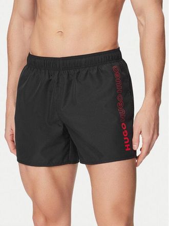 HUGO BOSS Badeshorts Tiki 50561111 Schwarz Regular Fit