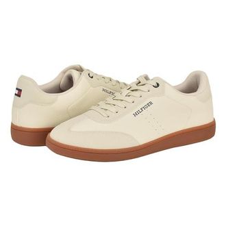 Tommy Hilfiger Baskets Bregan pour homme, Naturel clair/multicolore, 40.5-41 EU