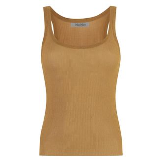 Max Mara Bastia Seidentop - - Tops - Damen - Beige - M