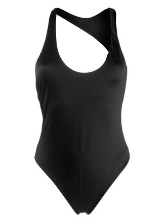Versace Badeanzug mit Cut-Out - Schwarz