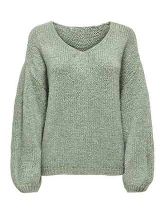 Jacqueline de Yong JdY Jdydinea L/S Reversible Pullov. KNT Noos Dinea Pull, Hedge Green, XXL Femme
