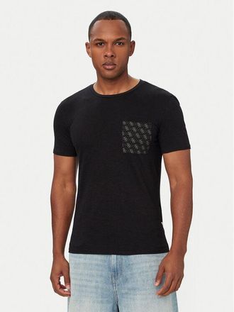 Guess T-Shirt F6GI12 K6XN4 Schwarz Regular Fit