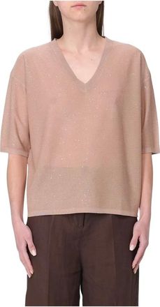 KANGRA Femme, Pulls, Blanc, Taille: 42 FR V-neck Tricots