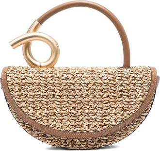 Cult Gaia sac cabas à anses sur le dessus - Tons neutres