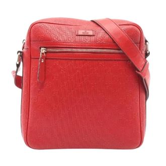 Gucci Pre-owned Diamante Leder Schultertasche - - Pre-owned - Damen - Rot - ONE SIZE