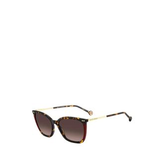Carolina Herrera Femme, Accessoires, Brun, Taille: 55 MM Lunettes de soleil Papillon