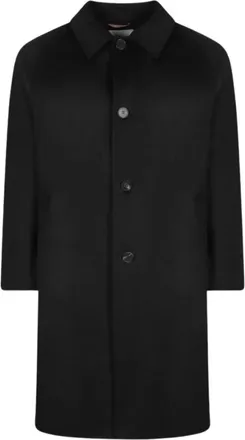 Amaranto Amar&aacute;nto - Amaranto Coat - Homme - Manteaux - Noir - Taille: M