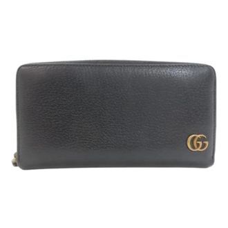 Gucci Portefeuille long (&agrave; deux volets) Pre-owned - Femme - Pre-owned - Noir - Taille: ONE Size