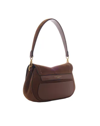 Gianni Chiarini Helena Round Shoulder Bag - Brown