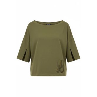 Liu Jo T-shirt Over - - Tops - Damen - Gr&uuml;n - L