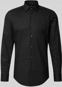 HUGO BOSS Slim Fit Businesshemd aus Popeline mit Stretch-Anteil
