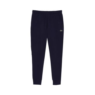 Lacoste Homme, Pantalons, Bleu, Taille: M/L Pantalon de surv&ecirc;tement en coton bleu avec taille &eacute;lastique