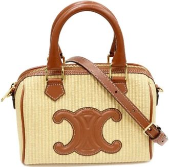 Celine Pre-owned Tissu sacs-celine - Femme - Pre-owned - Beige - Taille: ONE Size