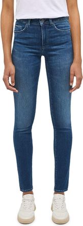 Mustang Jeans Damen Jeans Shelby Slim Fit - Blau - Blue Denim W25-W34 Stretch, Gr&ouml;&szlig;e:31W / 30L, Farbvariante:Blue Denim 5000-602