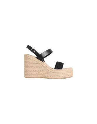 Calvin Klein Elisabeth - Espadrilles compens&eacute;es - Noir CK