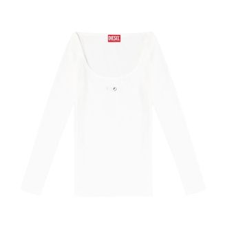 Diesel Diesel T-shirts und Polos - - Tops - Damen - Wei&szlig; - M