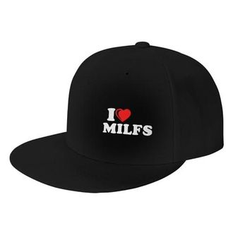 Generic Casquettes Sport I Love Les Milfs Sexy Casquettes Baseball Confortable Solaire Cap Décontractée pour Été Homme Femme