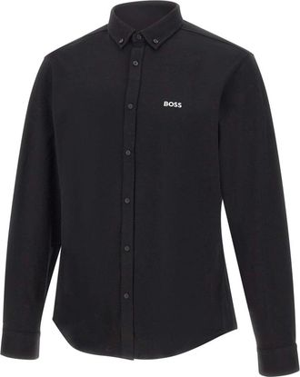 HUGO BOSS Homme, Chemises, Noir, Taille: 3XL Casual Chemises