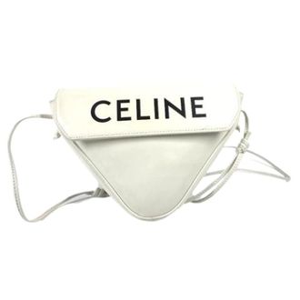 Celine Pre-owned Vintage Pochette Sac Bandouli&egrave;re - Femme - Pre-owned - Blanc - Taille: ONE Size