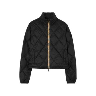 Burberry Checker-tape Quilted Nylon Bramford Jacket