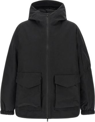 Yohji Yamamoto Veste &agrave; capuche matelass&eacute;e GTX - Homme - Vestes - Noir - Taille: M