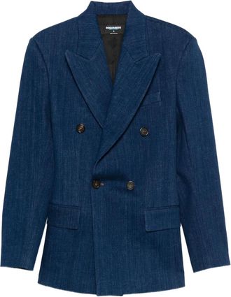 Dsquared2 veste à boutonnière croisée - Bleu