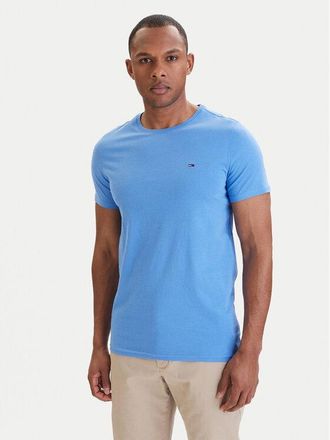 Tommy Jeans T-Shirt DM0DM04411 Blau Slim Fit