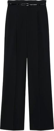 Max Mara Marusca belt high-waisted trousers - Schwarz