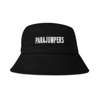 Parajumpers Logo Bucket Hat - - Accessories - Herren - Schwarzk - S/M