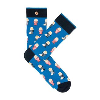 Cabaia Gemusterte Socken - - Underwear - unisex - Blau - ONE SIZE
