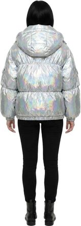 Dolce & Gabbana Womens Gray Polyamide Shell Jacket Clothing