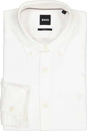HUGO BOSS Herren Hemd weiß Oxford