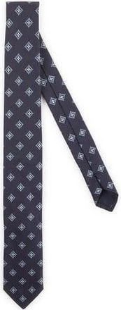 Au Printemps Paris Cravate imprimée en soie