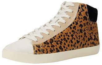Gola Femme Nova High Oasis Sneaker, Off White/Leopard, 37 EU