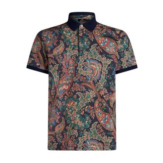 Etro Floral Paisley Polo Shirt - - Tops - Herren - Mehrfarbig - 4XL