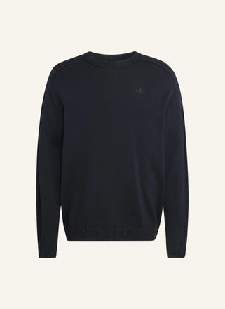 adidas Originals Adidas Originals Hochwertiges Essentials Stricksweatshirt Mit Rundhalsausschnitt schwarz