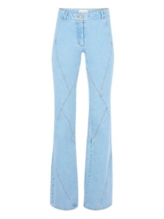 Nina Ricci Ausgestellte Jeans - Blau