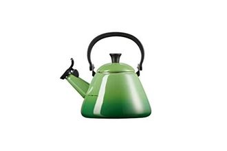 LE CREUSET Le Creuset Bouilloire Kone Pour Cuisini&egrave;re avec Sifflement, Acier &Eacute;maill&eacute;, 1,6 L, Bamboo, 40101024080000