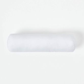 Homescapes Nackenrolle, 30 x 9 cm, Nackenkissen mit 100% Super-Mikrofaser-F&uuml;llung, ideal als Reisekissen, Lesekissen oder Schlafkissen, allergikergeeignet