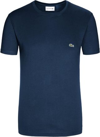 Lacoste T-Shirt aus Pima-Baumwolle mit Logo-Aufn&auml;her in