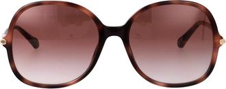 Chlo&eacute; Lunettes de soleil Ch0383S - Femme - Accessoires - Brun - Taille: 57 MM