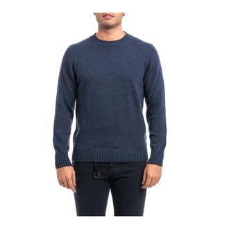 PIACENZA 1733 Rundhalspullover - - Knitwear - Herren - Blau - XL