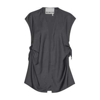Remain Schicke Knoten-Detail Weste - - Suits - Damen - Grau - M