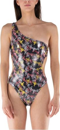 Vivienne Westwood Femme, Maillots de bain, Noir, Taille: 40 FR Crazy Orb One-piece